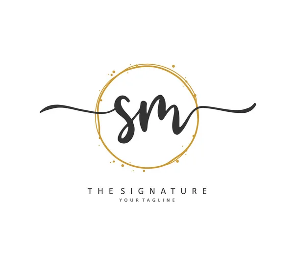Initial Letter Handwriting Signature Logo Concept Handwriting Initial Logo Template Stock Vector ...