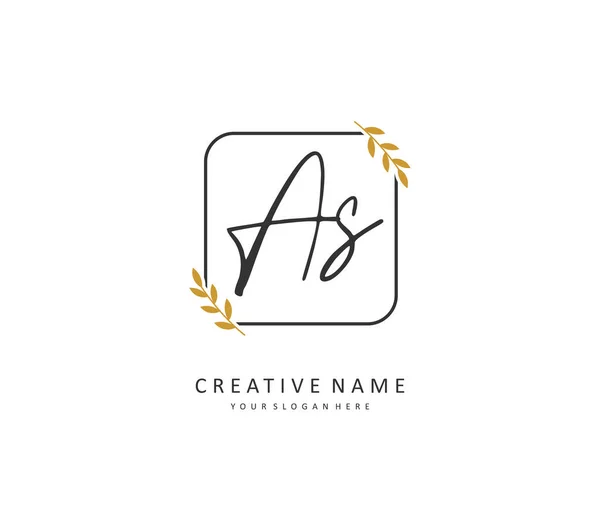 Initial Letter Handwriting Signature Logo Concept Handwriting Initial Logo Template Stock Vector ...