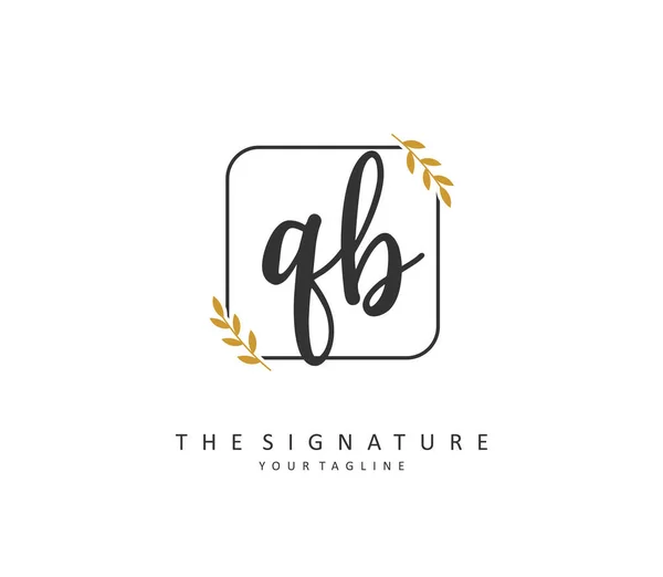 Initial Letter Handwriting Signature Logo Concept Handwriting Initial Logo Template Stock Vector ...