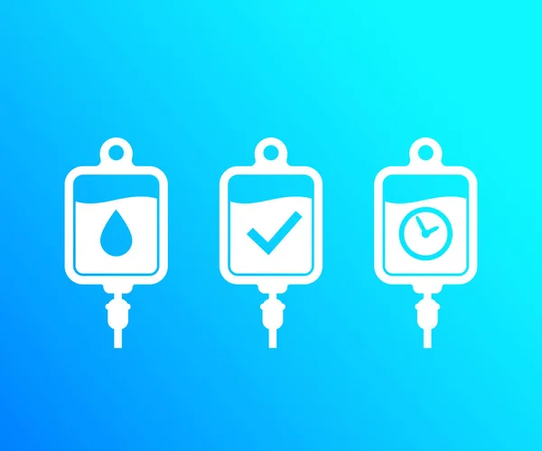 Medische infuus pictogram - векторные изображения, Medische infuus ...