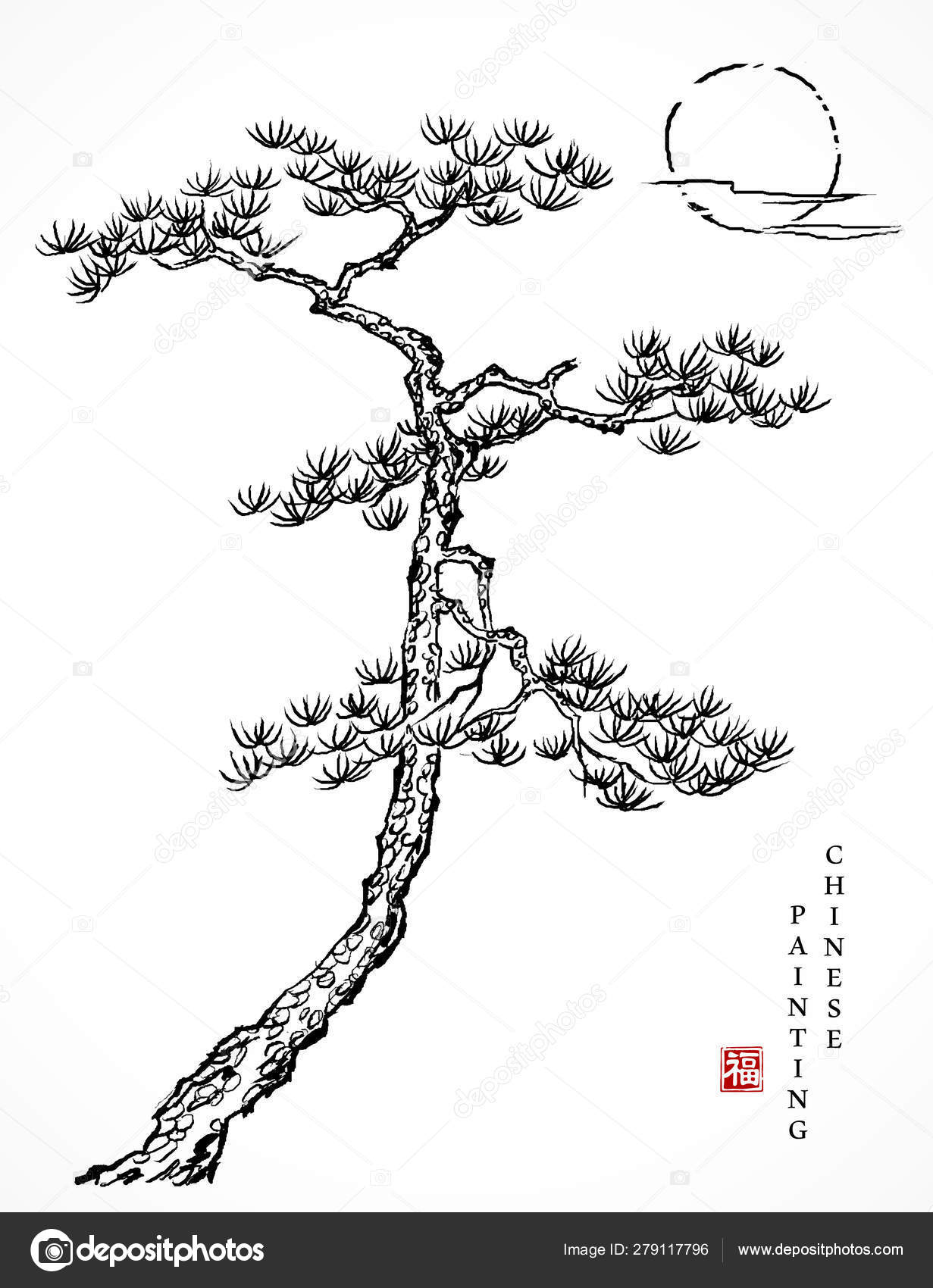 Chinese Tree Drawing