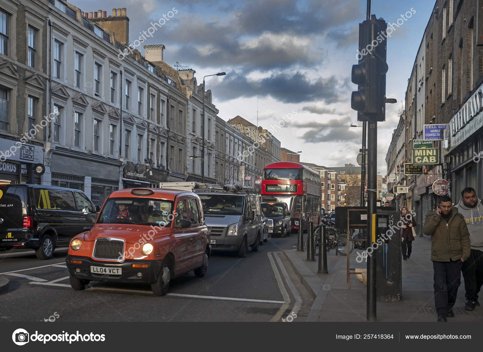 Urban Development. A street view of the architectural development in ...