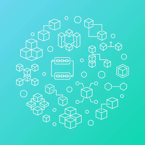 Blockchain logo Vector Art Stock Images | Depositphotos