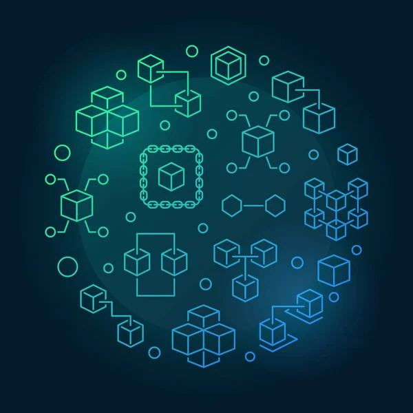 Blockchain logo Vector Art Stock Images | Depositphotos