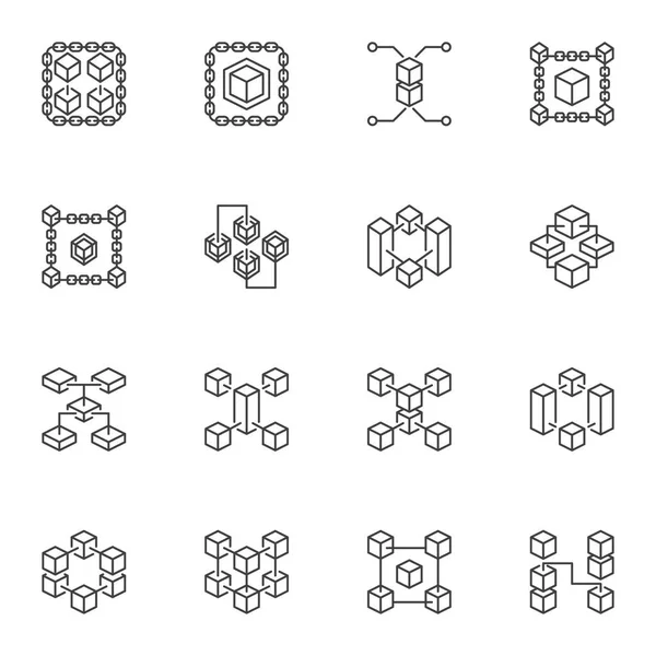 Blockchain logo Vector Art Stock Images | Depositphotos