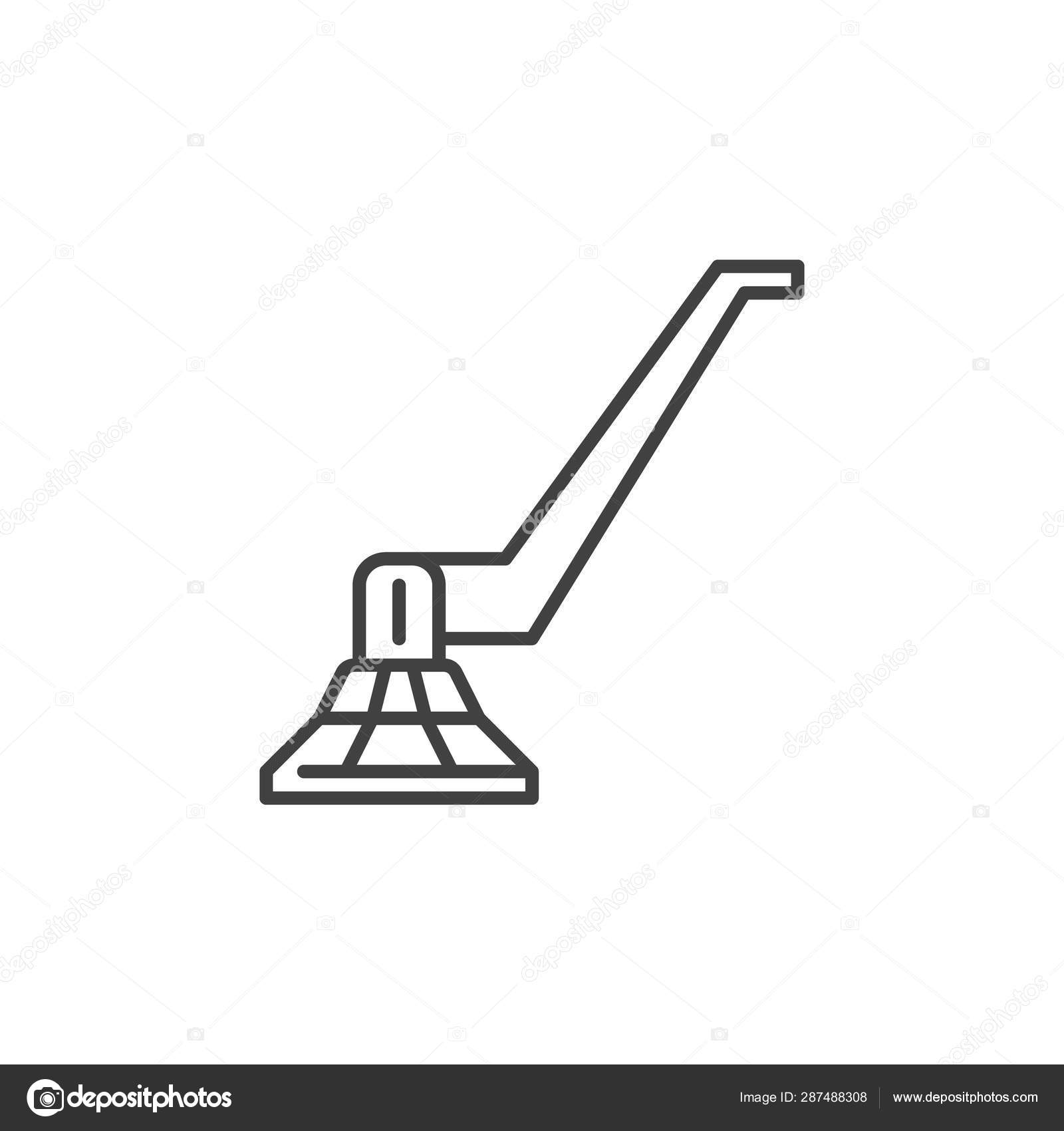 Sander for Screed vector concept icon in thin line style Stock Vector ...