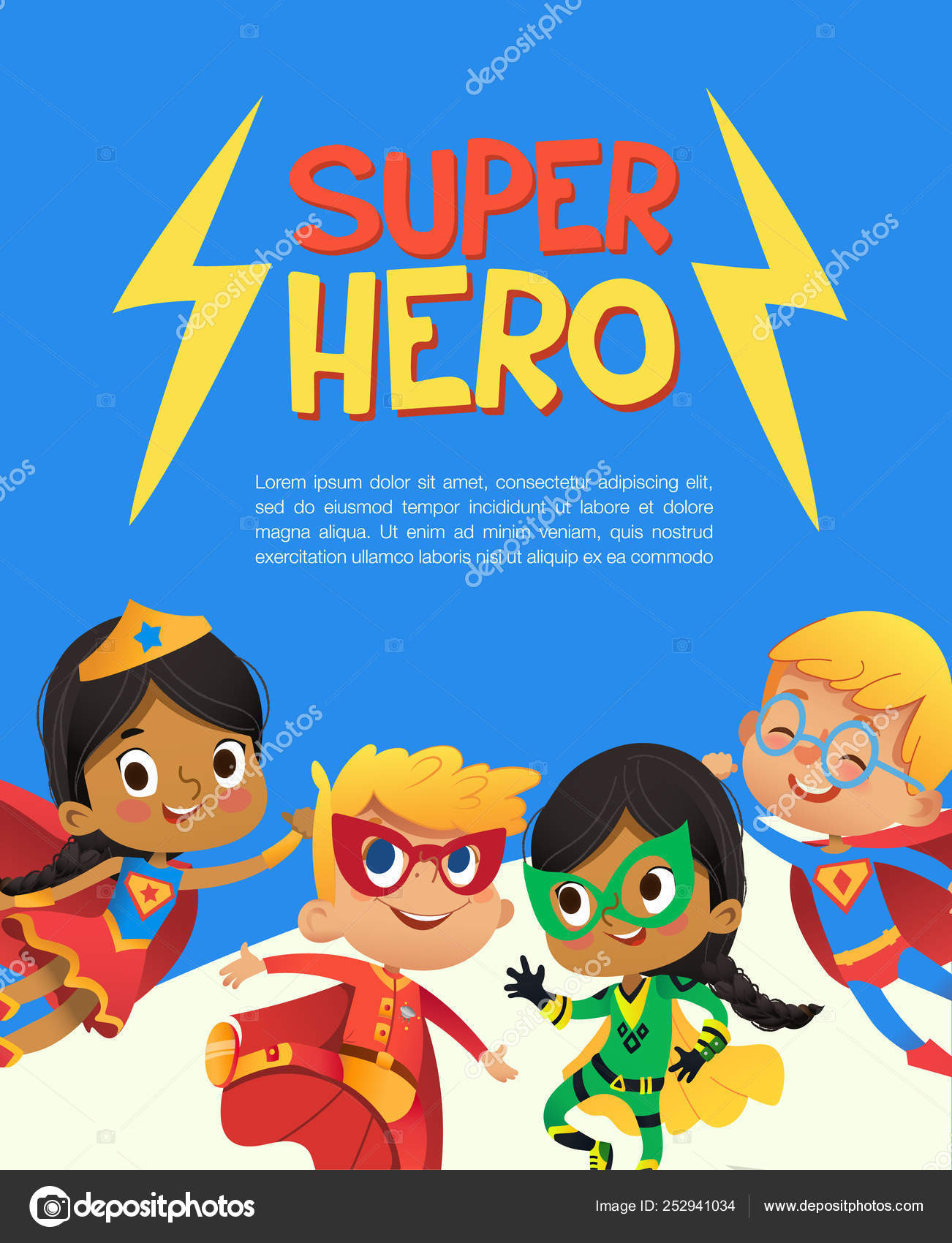 Superhero Poster Template