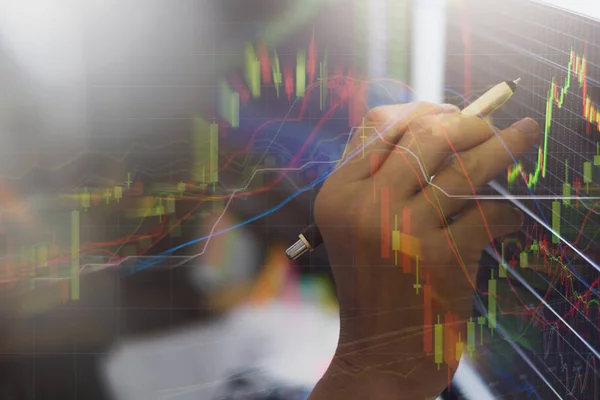 Stock graph market candlestick chart investment trading stock exchange ...