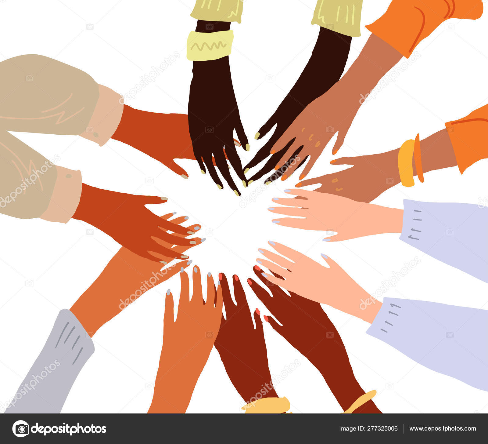 Racial Equality Hands