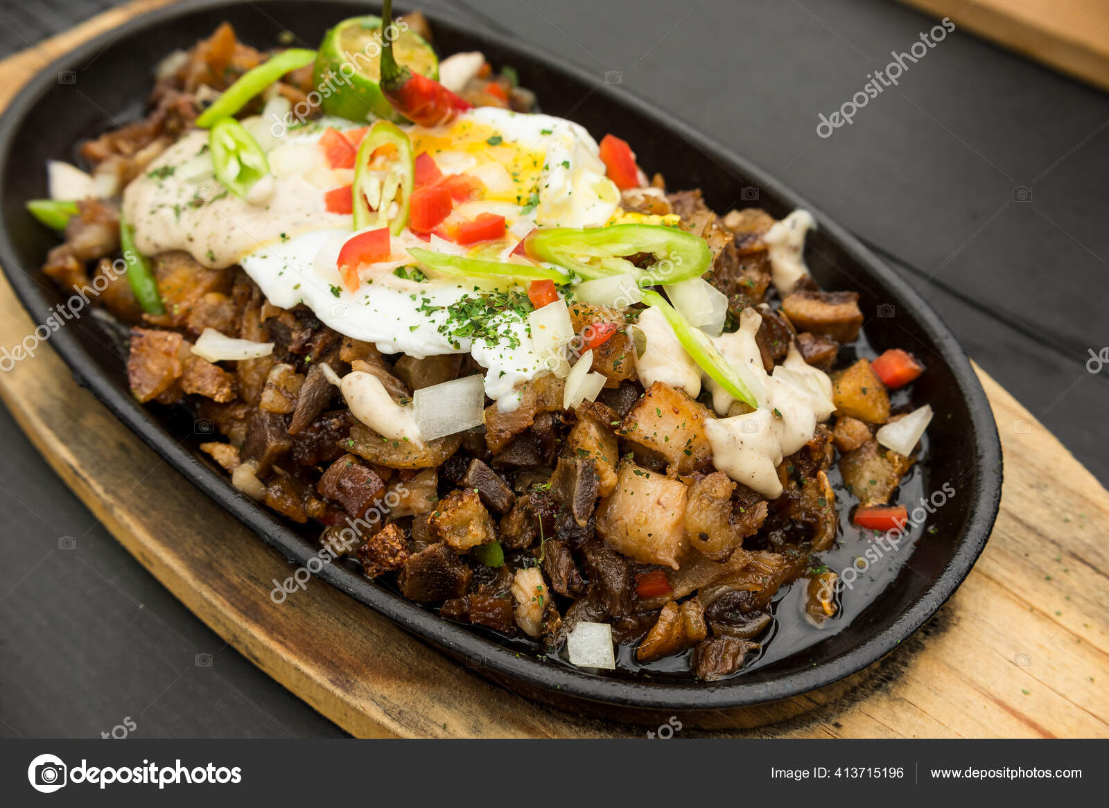 Pork Sisig With Egg