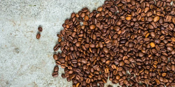 coffee, good and bad grains (coffee variety). food background. - Stock ...