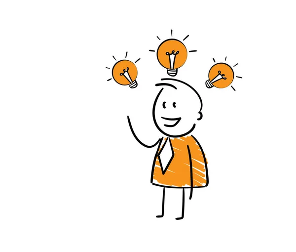 Businessmen Office Worker Managers Signs Boys Hand Drawn Doodle Line ...