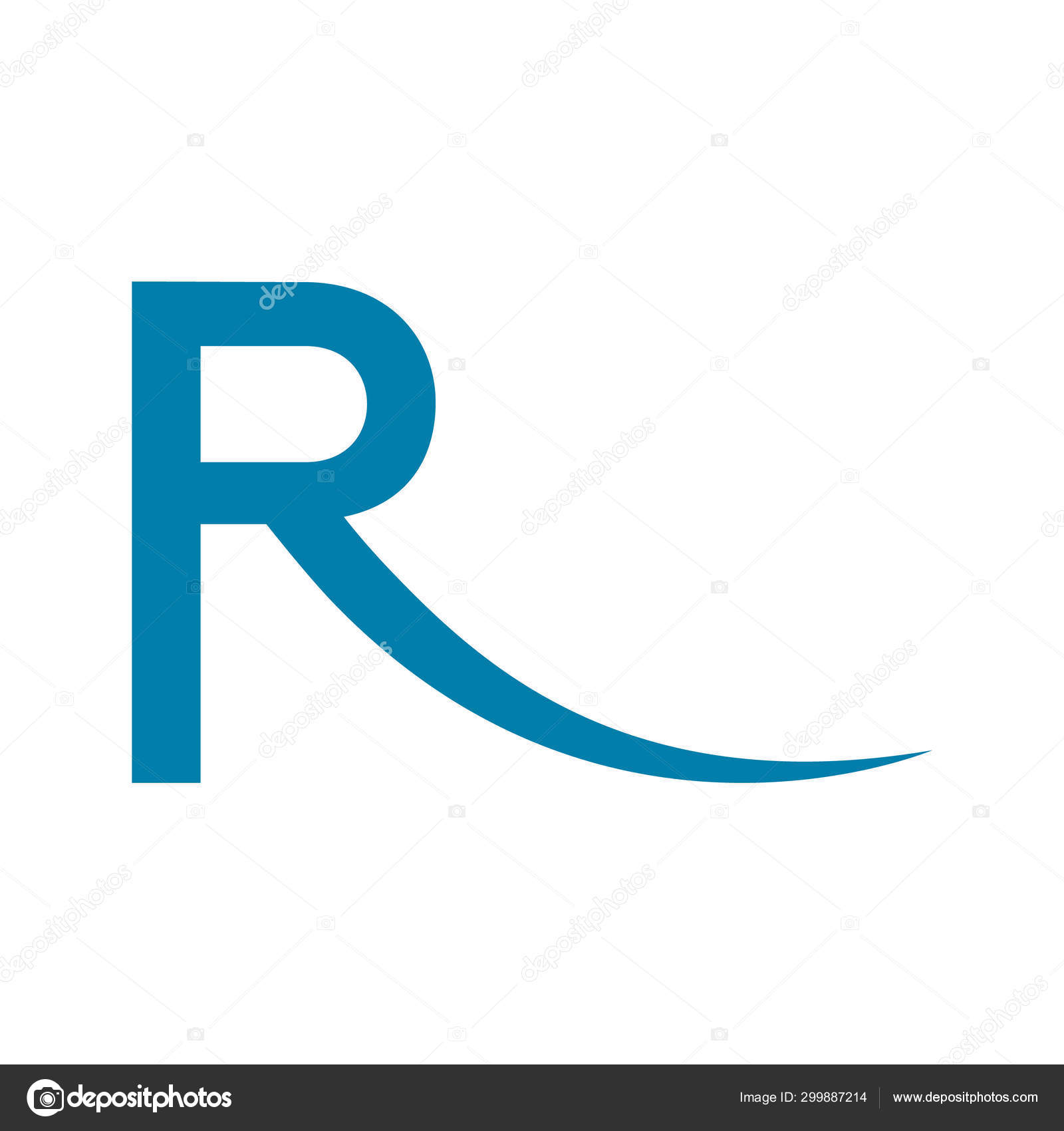 Blue Letter Logo — Stock Vector © doklevise #299887214