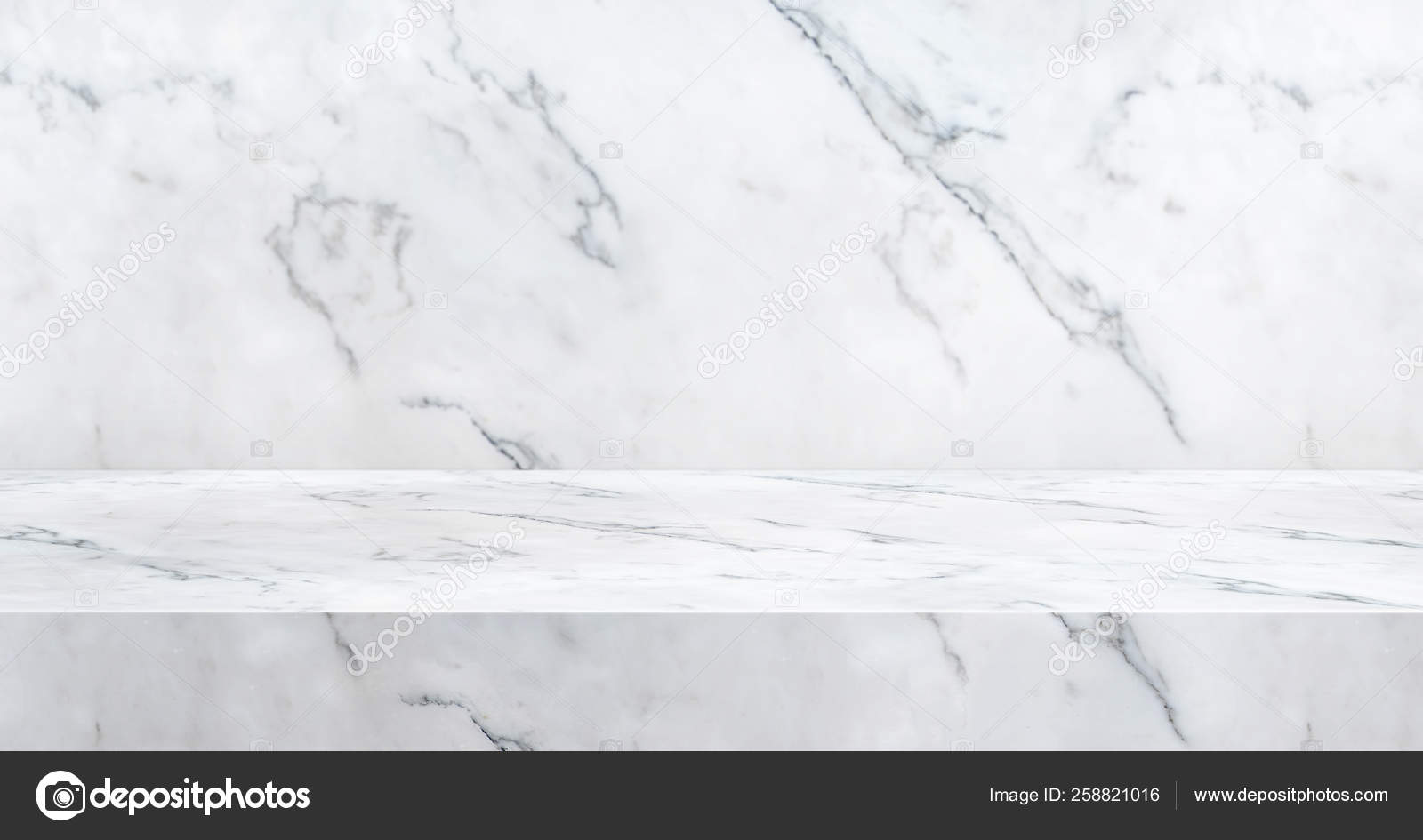 3D luxury marble table studio background textured for product di ...