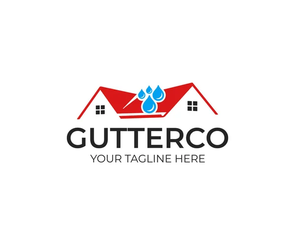 Rain gutter logo Vector Art Stock Images | Depositphotos