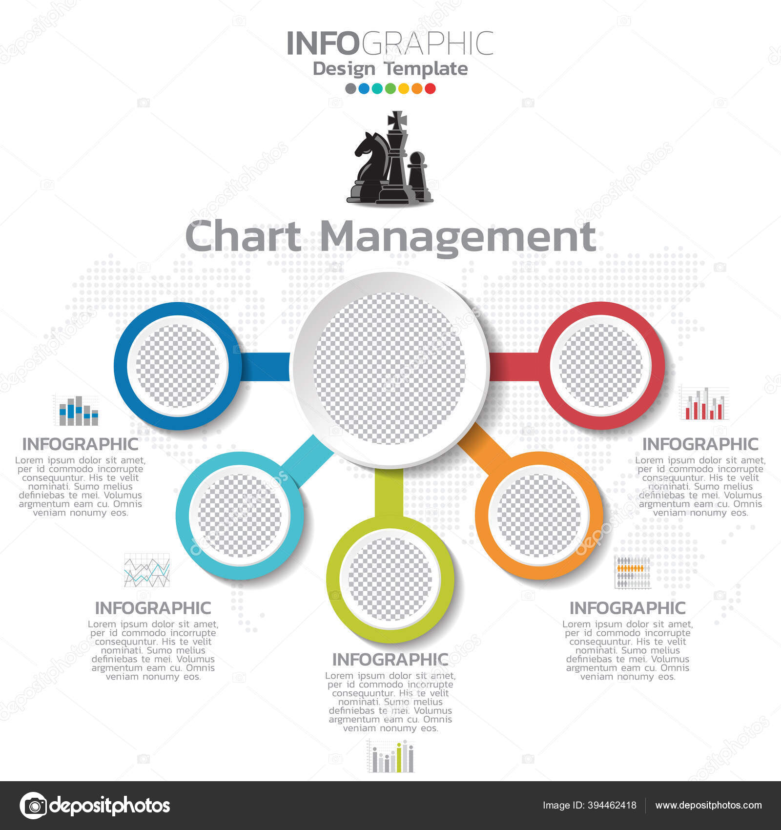 Infographic Template Design Color Options Stock Vector by ©sticker2you ...
