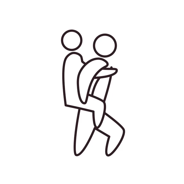 100,000 Man carrying woman Vector Images | Depositphotos