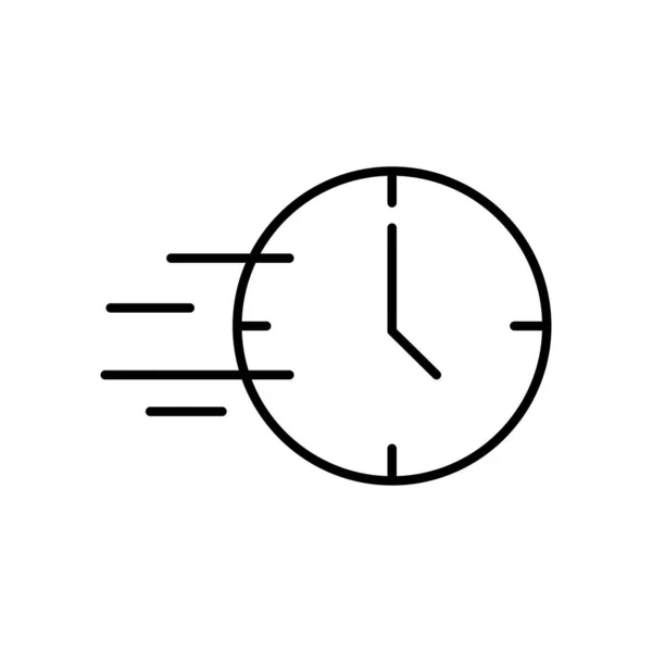 Analog clock and check mark icon, silhouette style Stock Vector Image ...