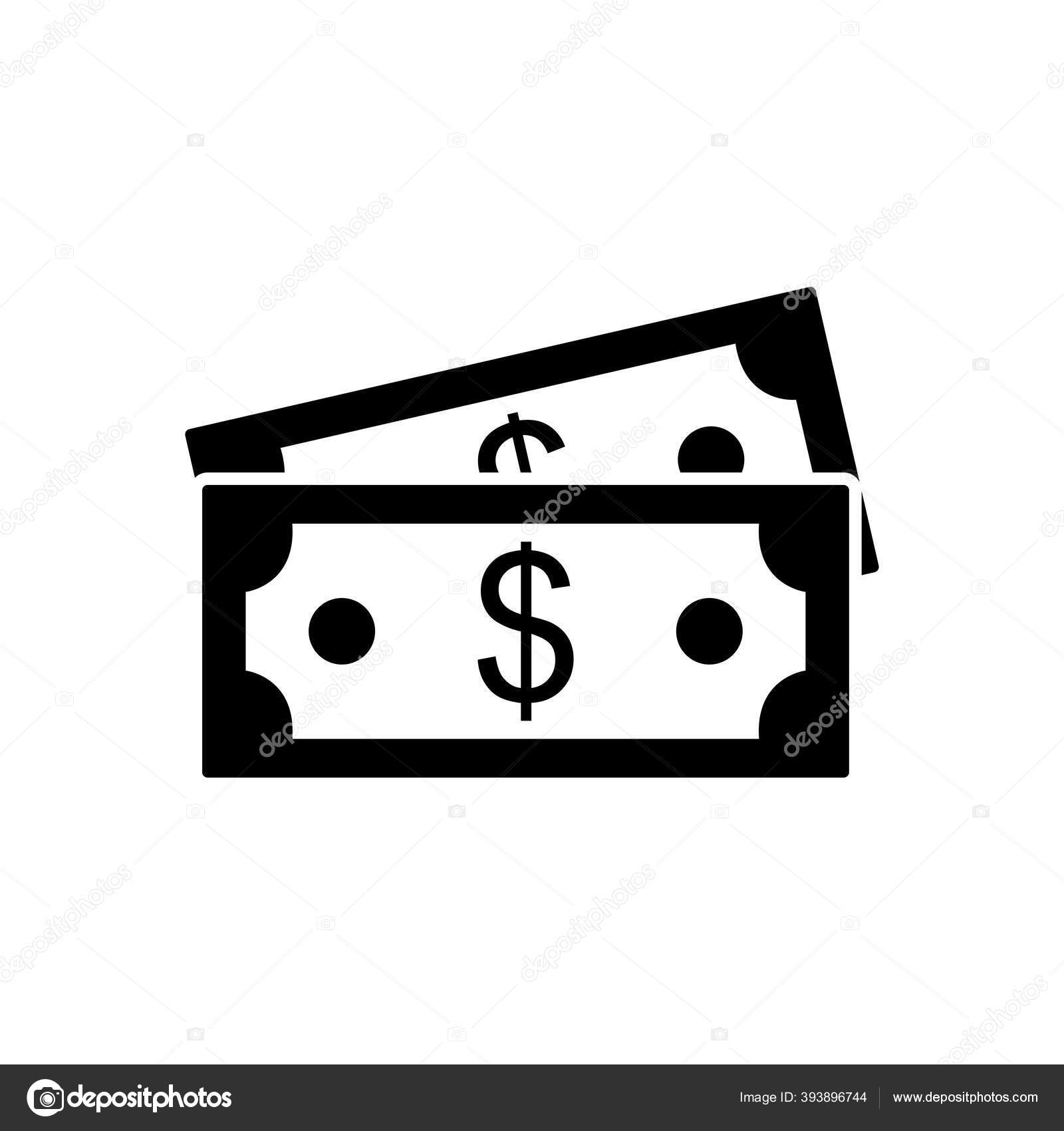 Silueta De Billetes De Dinero