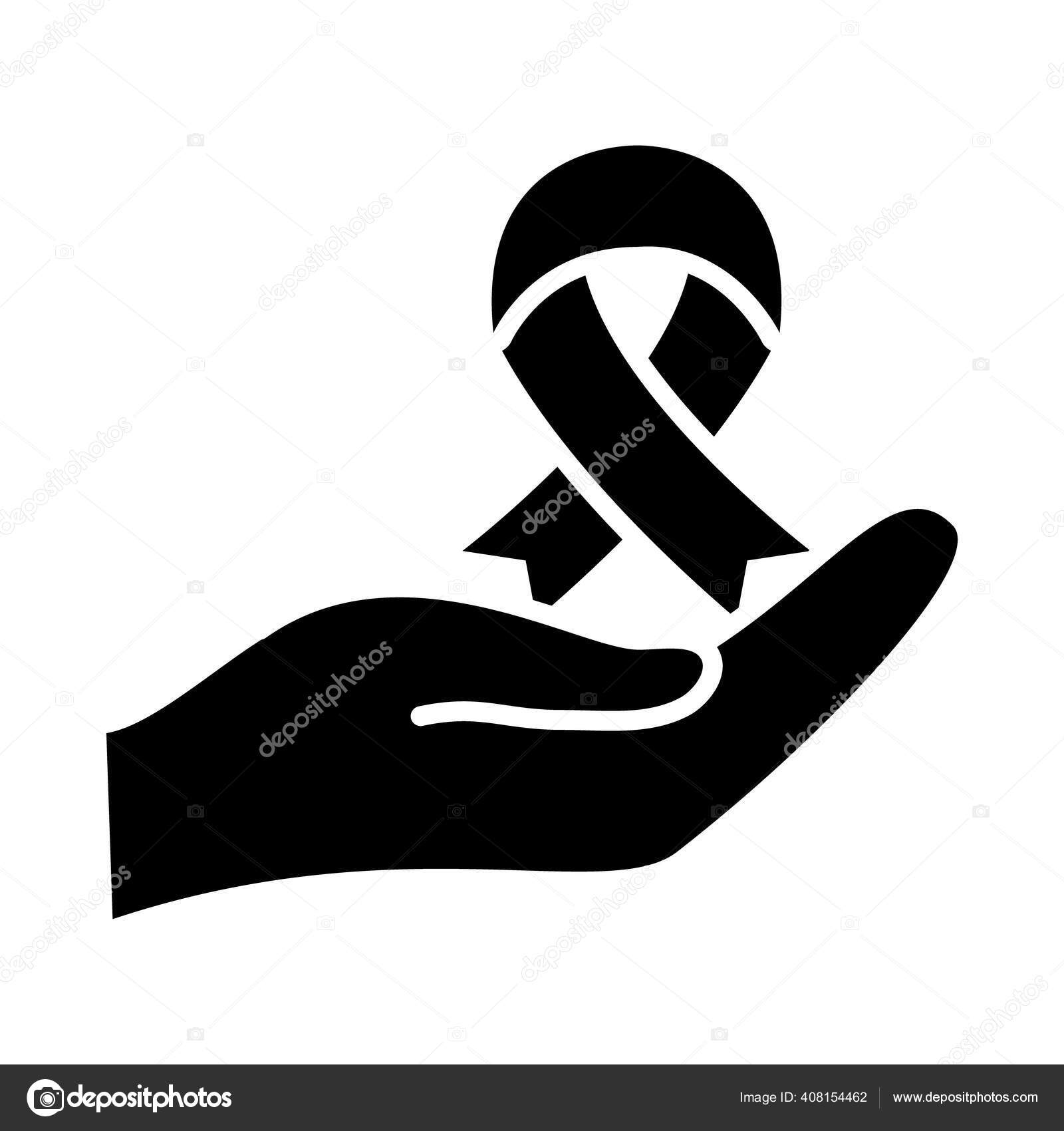 Awareness Ribbon Silhouette