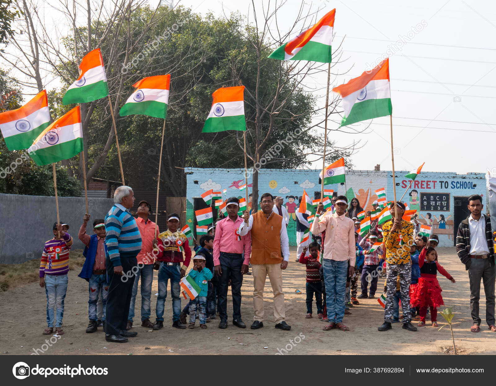 Banderas India Indios