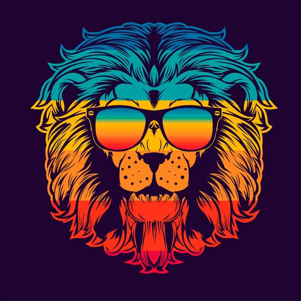 Dare Lion Vector Clipart