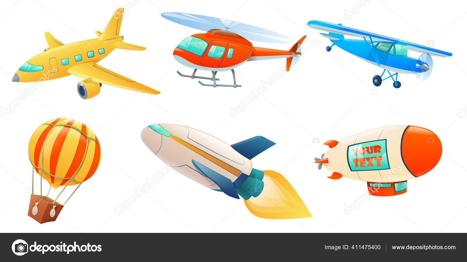 Air Transportation Clip Art