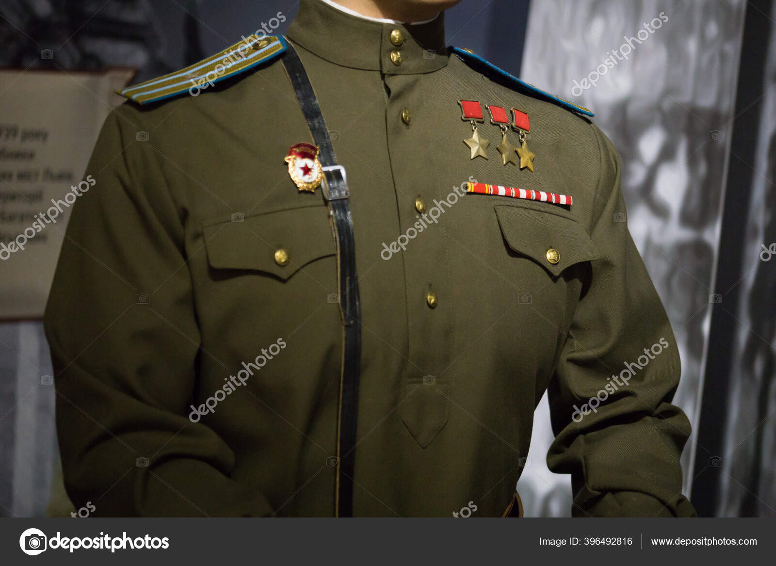 Uniform Soviet Soldier Red Army — Stock Photo © genaepic@gmail.com ...