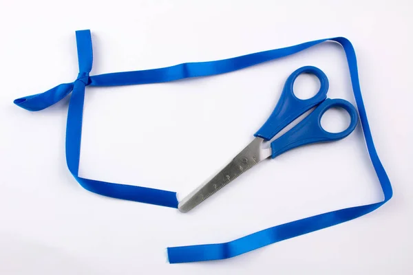 Ribbon and scissors Stock Photos, Royalty Free Ribbon and scissors ...