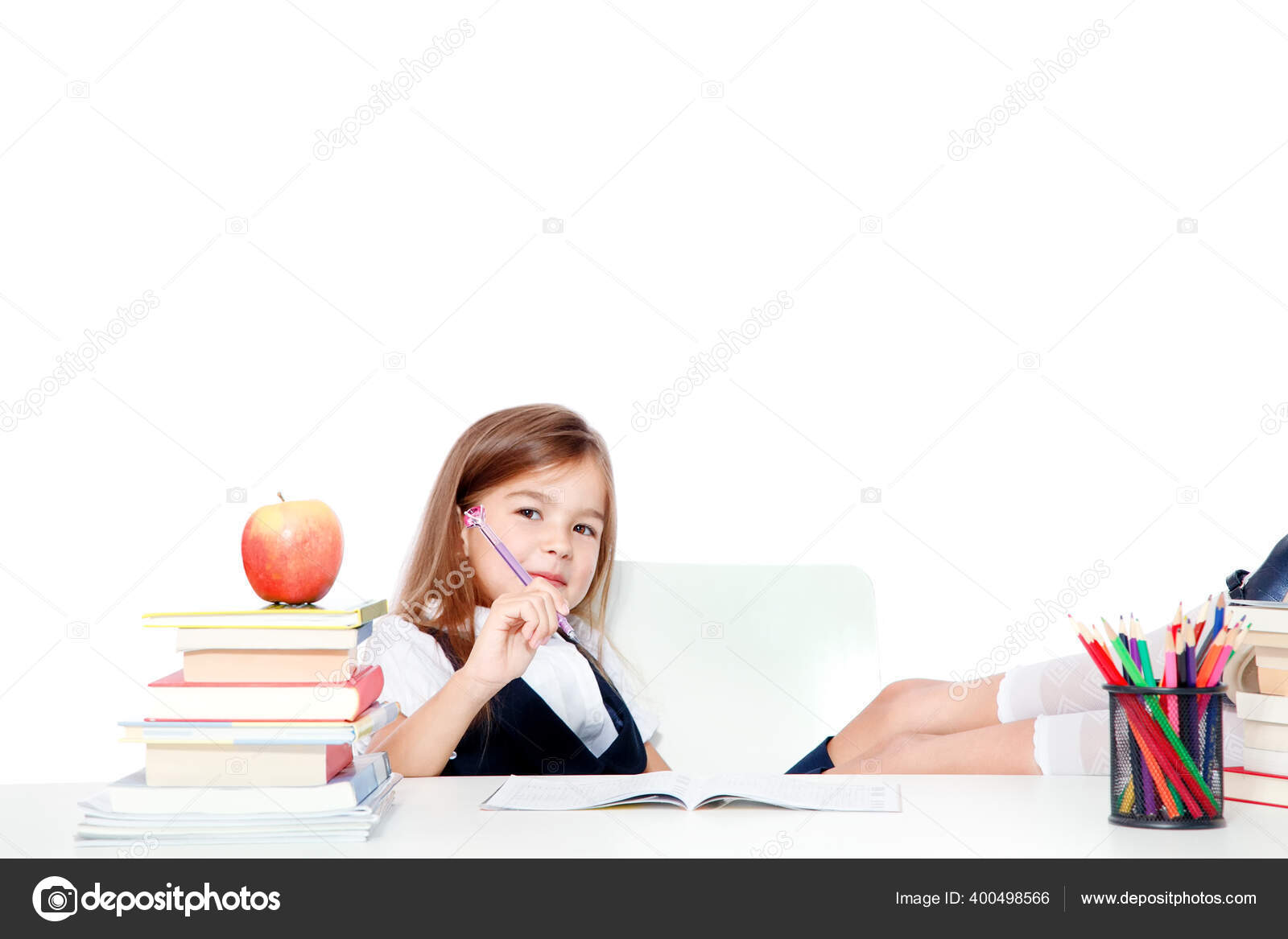Back School Concept Education Reading Learning — Stock Photo ...