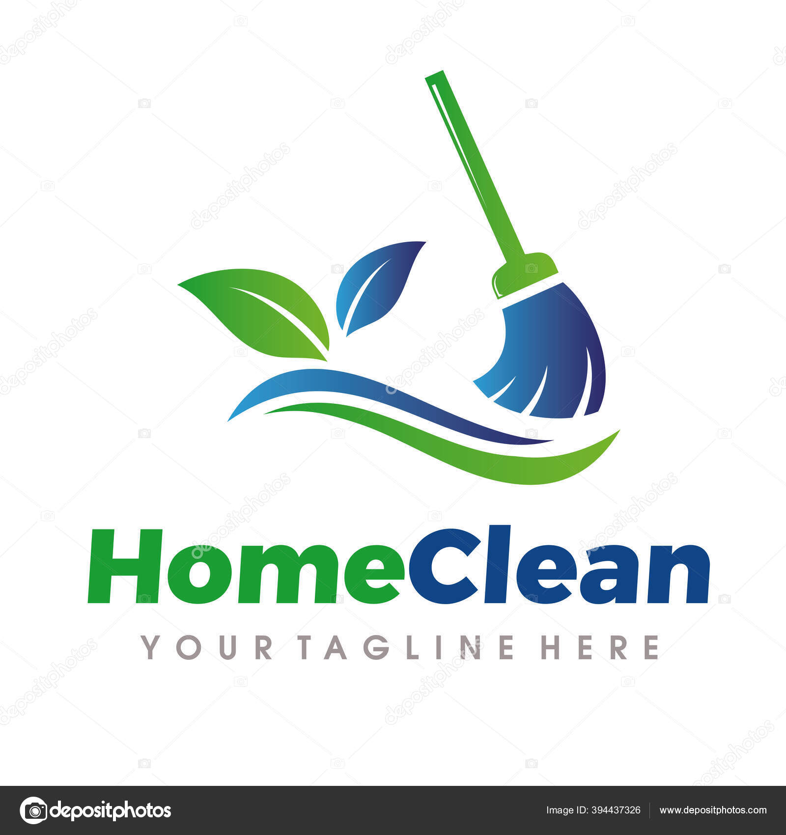 Home Cleaning Logo Cleaning Services Logo Stock Vector by ...