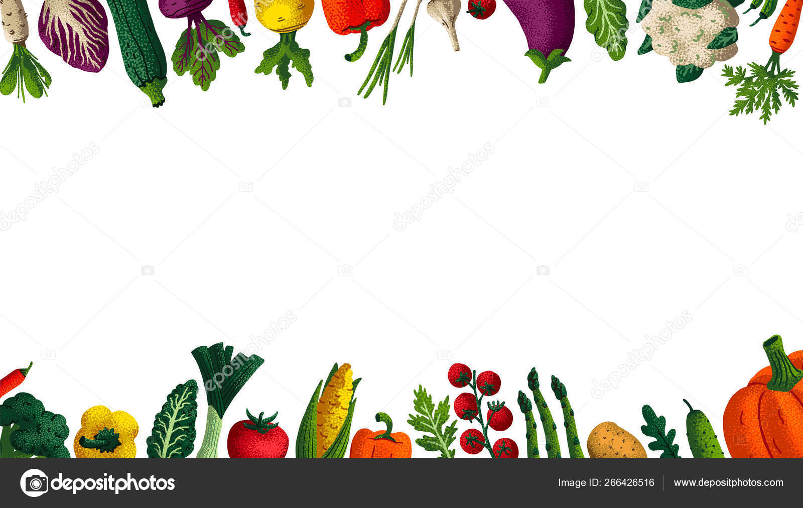 Vegetable Border Designs