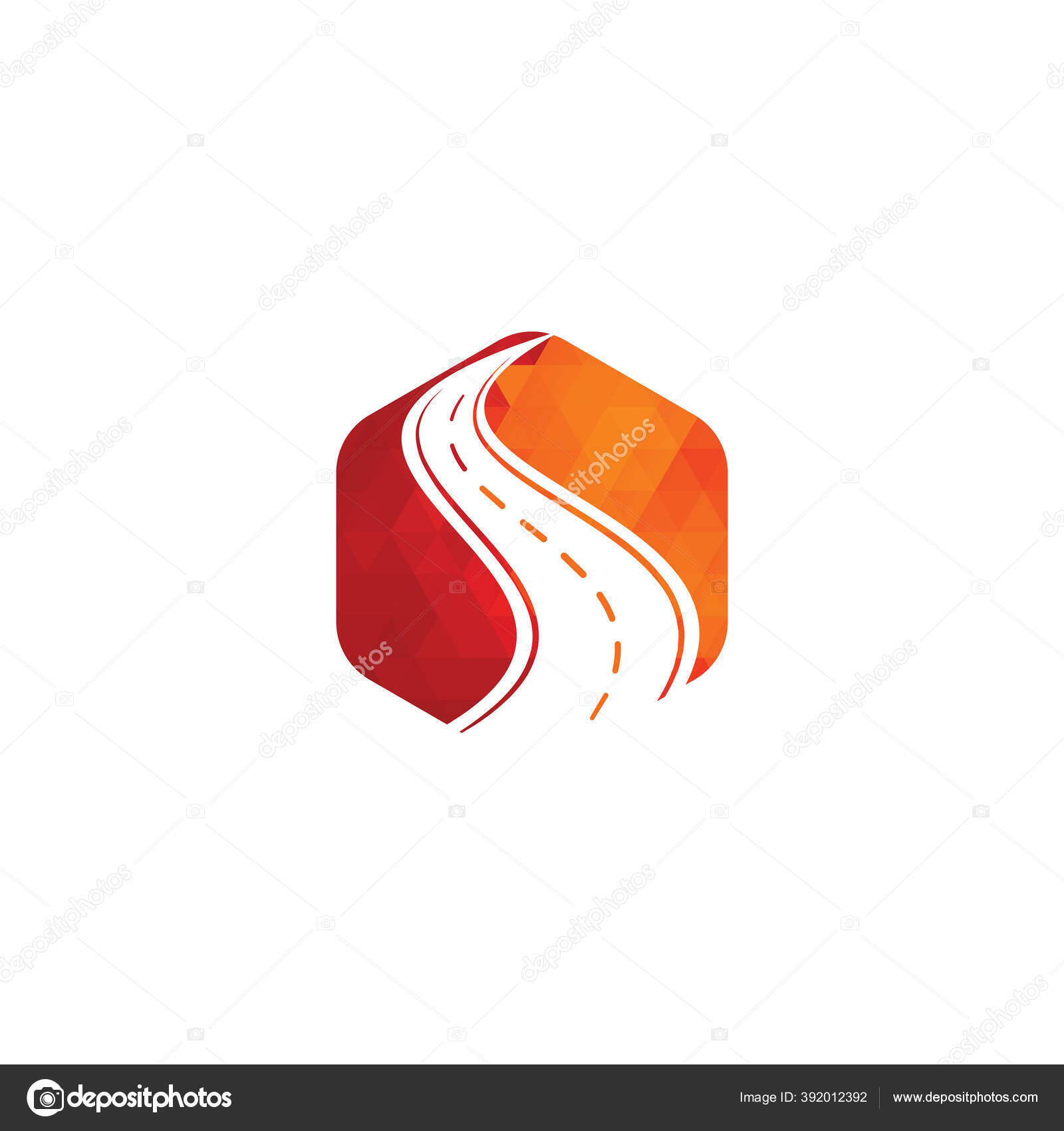 Creative Road Journey Logo Design Road Logo Vector Design Template Stock Vector Image by ...