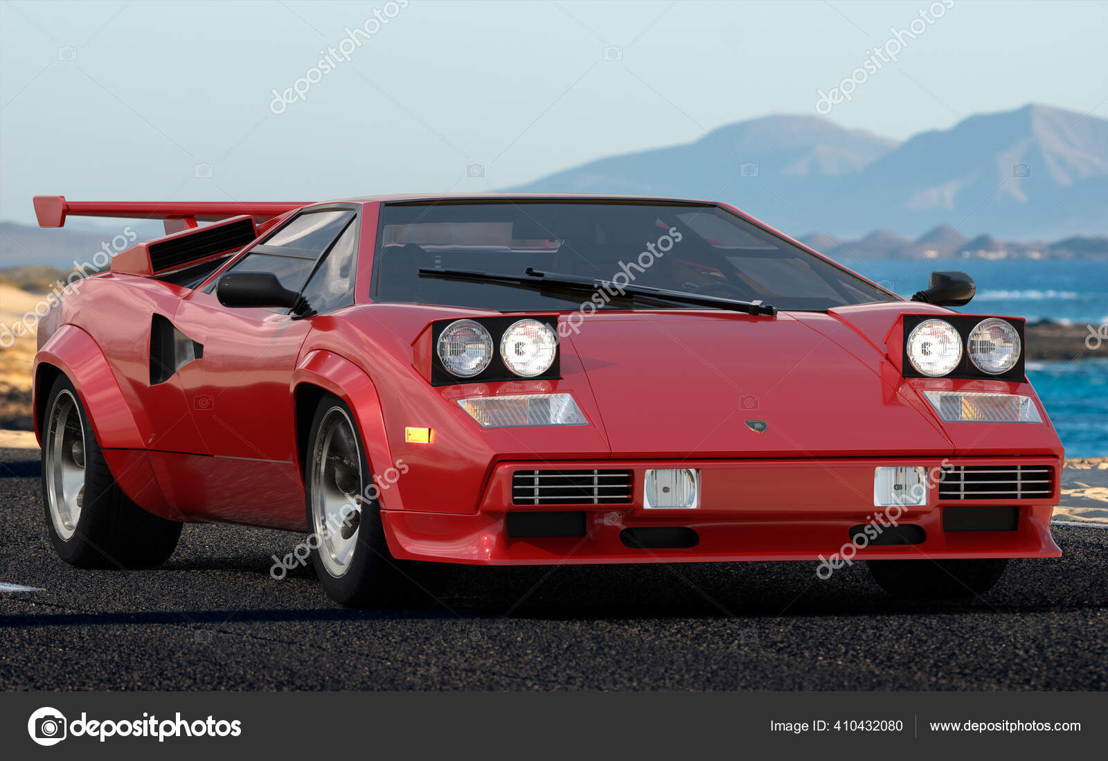 Legendary Lamborghini Countach Super Car 80'S – Stock Editorial Photo ...
