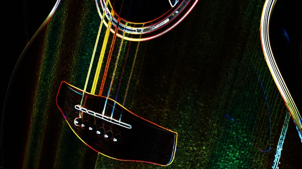 Abstract Guitar Wallpaper