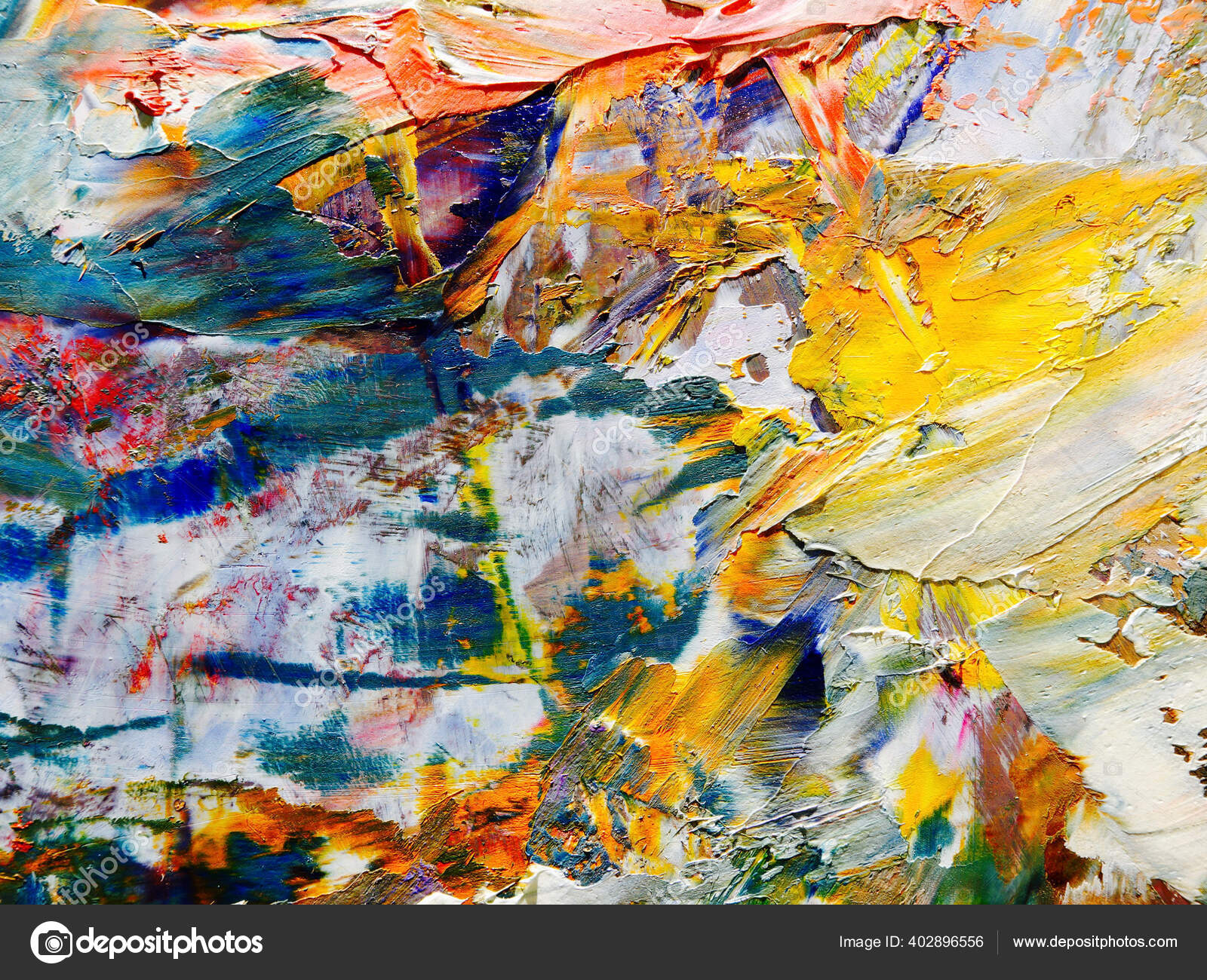 Colorful Abstract Background Wallpaper Modern Motif Visual Art Mixtures ...