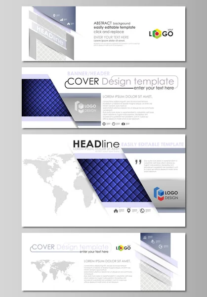 The minimalistic vector illustration of the editable layout of social ...