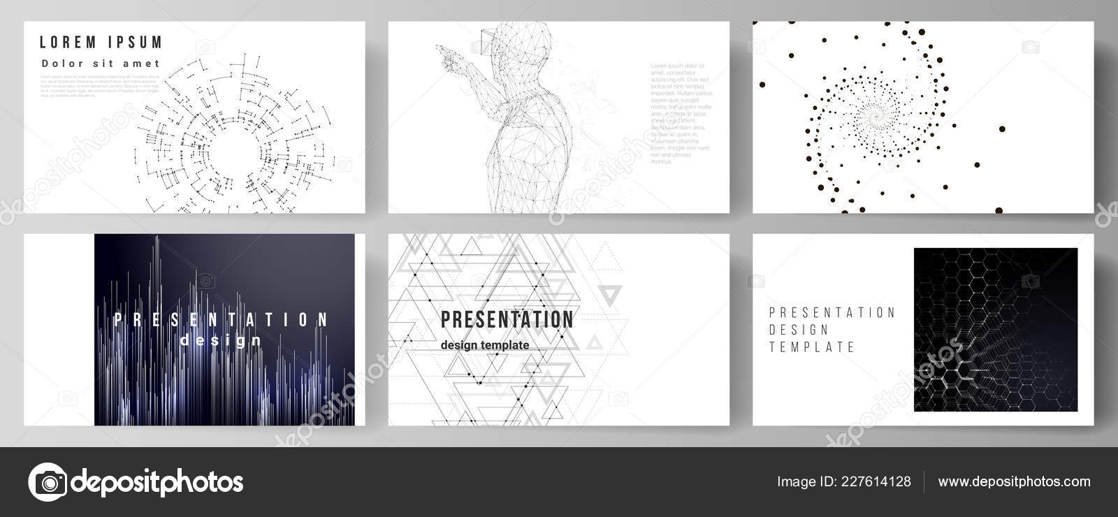 The minimalistic abstract vector illustration of the editable layout of ...