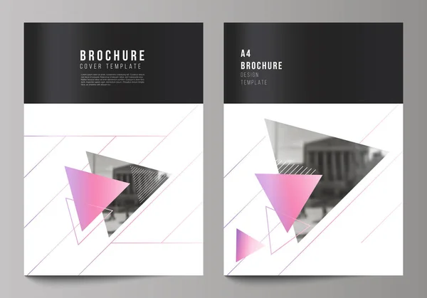 안내 책자 잡지 전단지 책자 연례 보고서에 대 한 A4 형식 현대 표지 샘플 디자인 서식 파일의 레이아웃을 벡터 기술 과학 미래 개념 추상 미래 배경 스톡