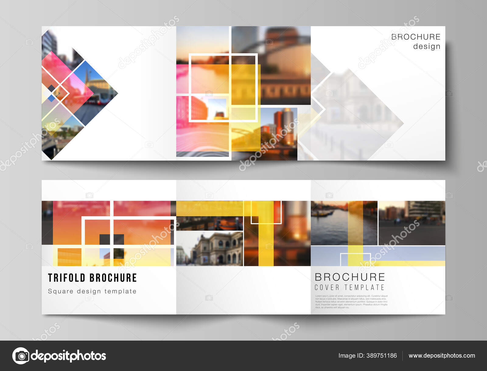 The minimal vector editable layout of square format covers design ...