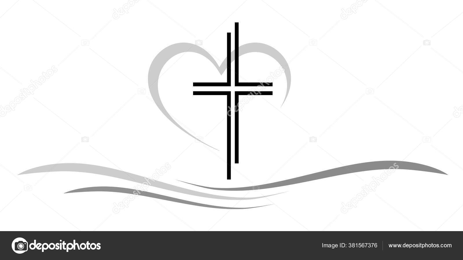 Gráfico Memorial Cristiano Calidad Vectorial Vector de stock por ...