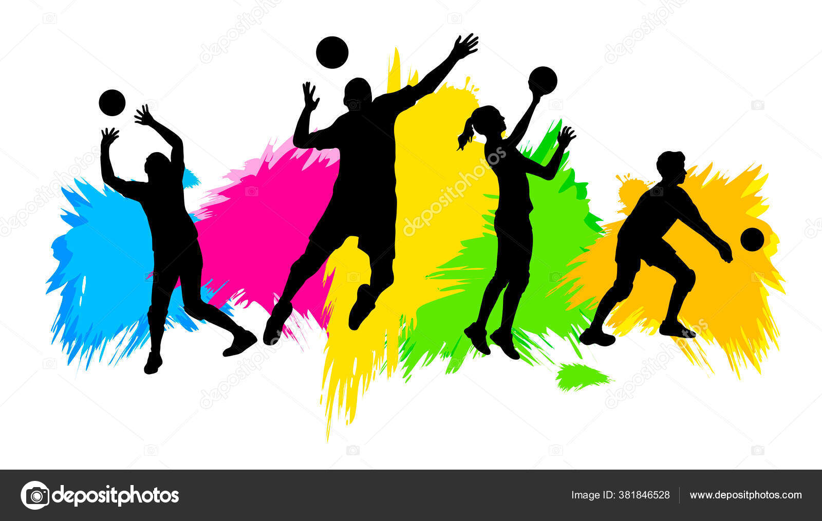 Volleyball Sport Graphic Vector Quality Stock Vector by ©artemis2000 ...