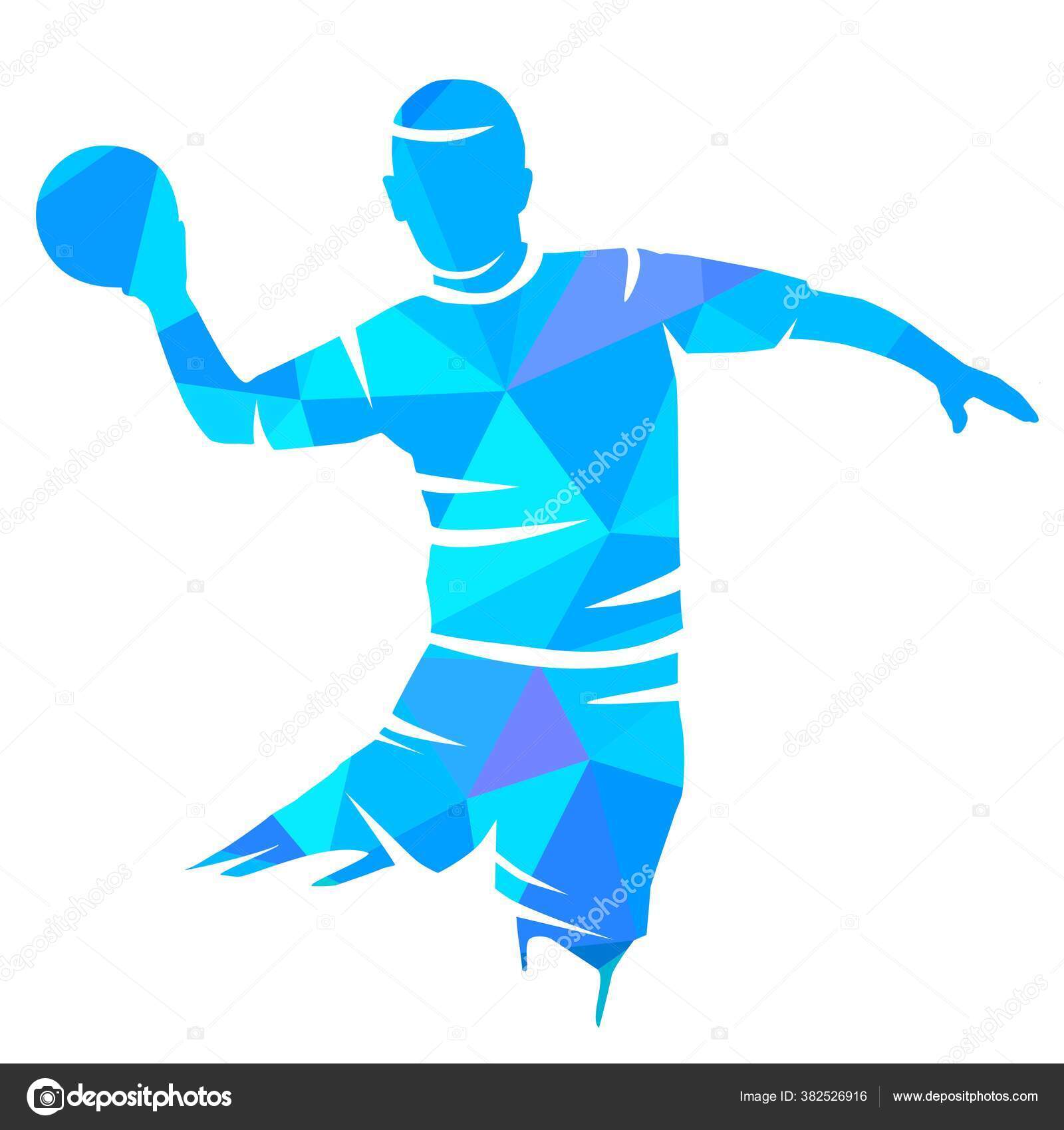 Handball Sport Graphic Vector Quality Stock Vector Image by ...