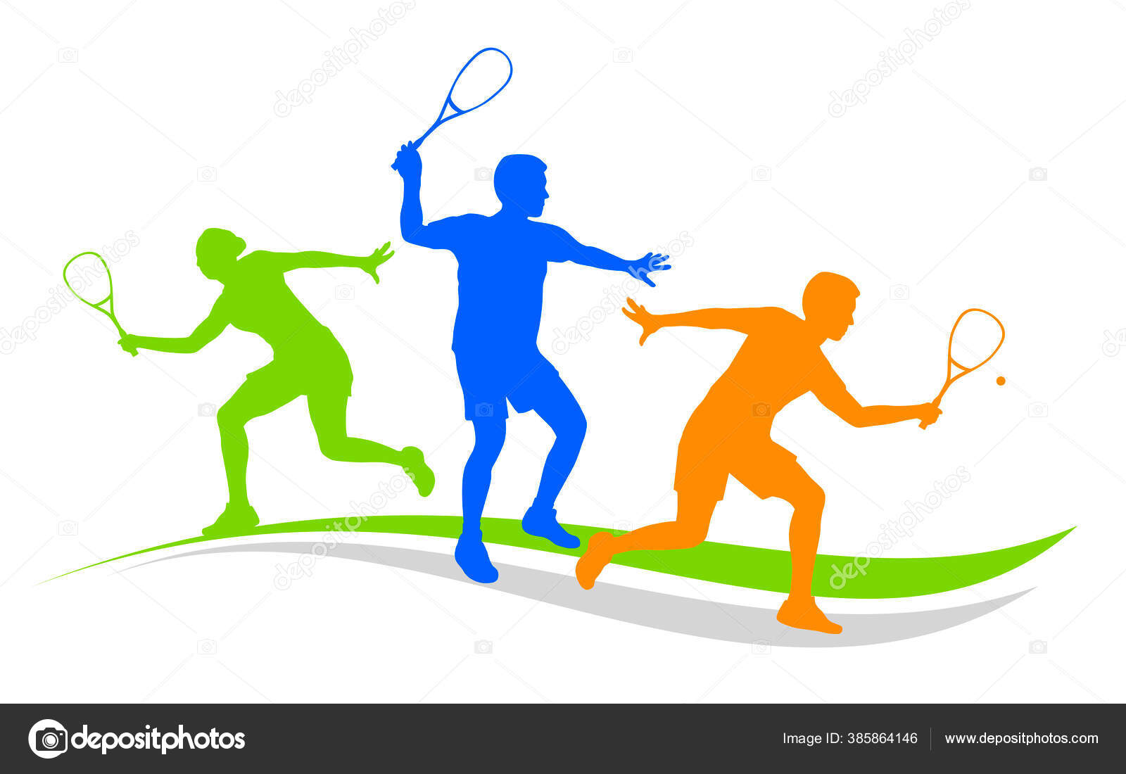 Squash Sport Graphic Vector Quality Stock Vector by ©artemis2000 385864146