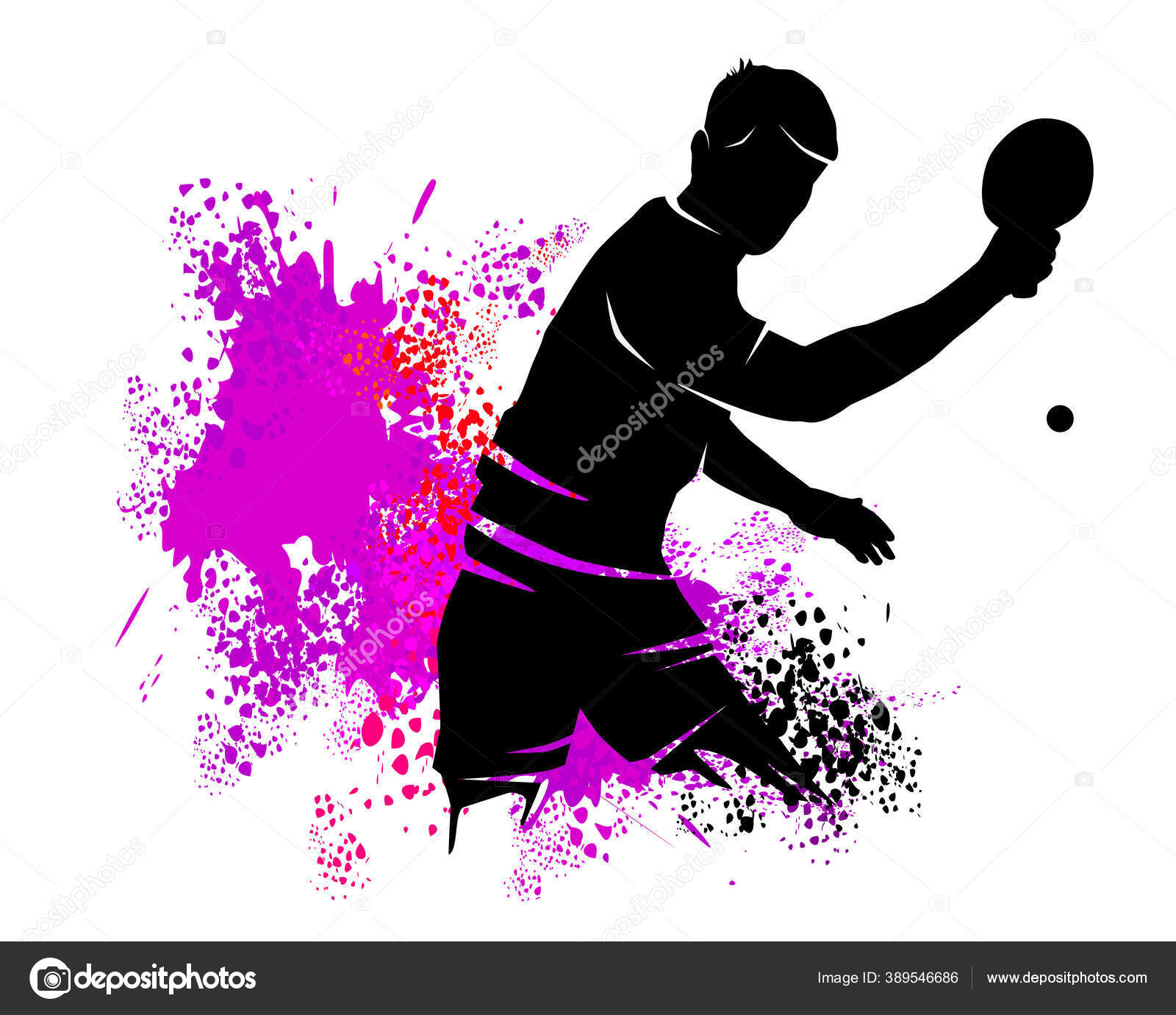 Table Tennis Sport Graphic Vector Quality Stock Vector by ©artemis2000 ...