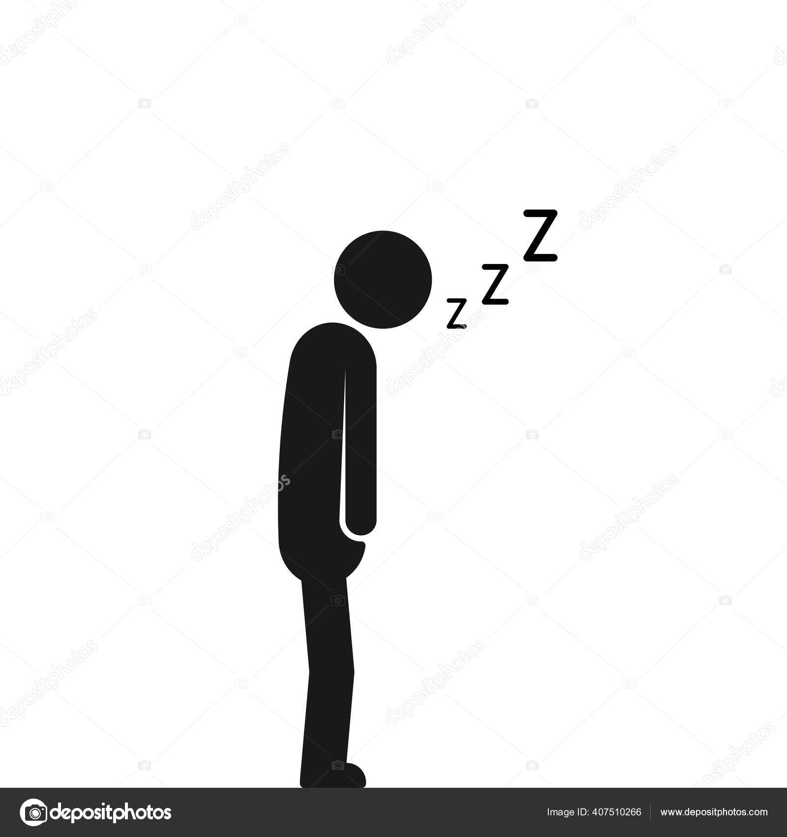 Sleeping Man Silhouette