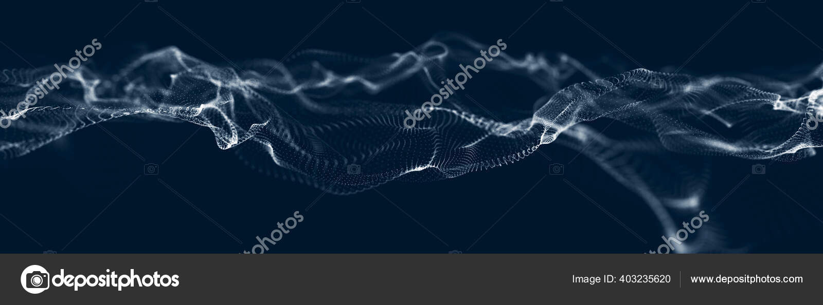 Musical Wave Particles Sound Structural Connections Abstract Background ...