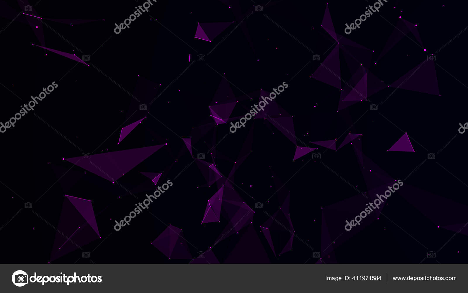 Abstract Digital Background Cosmic Particles Effect Plexus Big Data ...