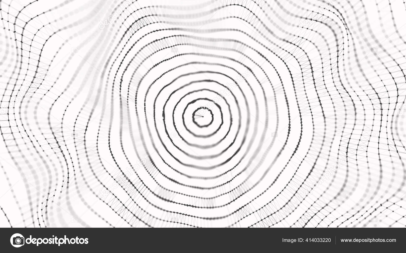 Abstract Background Spider Web Dynamic Wave Particles Big Data — Stock ...