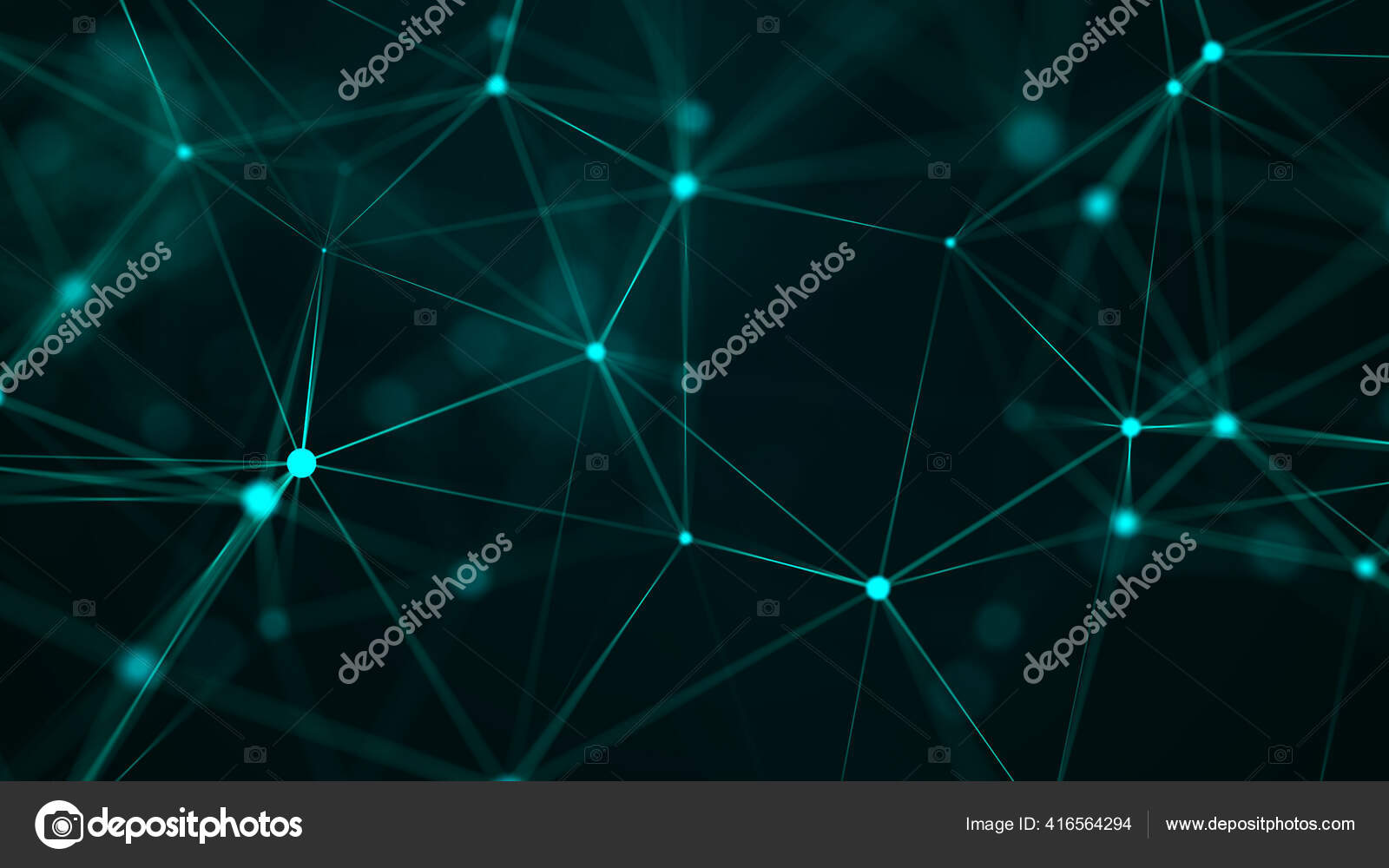 Distribution Triangular Shapes Space Network Connection Structure Big ...